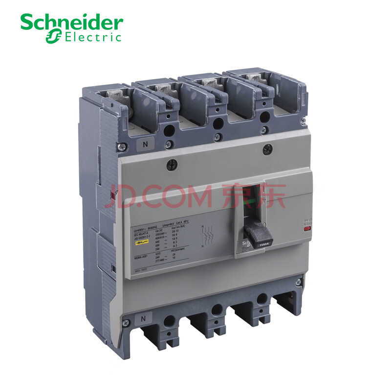 【施耐德电气NSC250S4250N】施耐德电气 NSC 250A 18KA 热磁式 TMD 250A 4P 固定式 板前接线 手动 LI ...