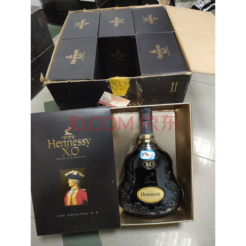 DY4-3轩尼诗XO1.5L 40%vol,6瓶,2013年－海关/政府-京东拍卖
