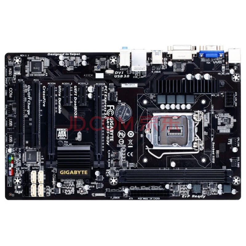 技嘉适配原装冲新 包邮B85主板Gigabyte/技嘉 B85-D3V 1150针 TB85 保一年 黑色技嘉B85-D3V大板【图片 价格 ...
