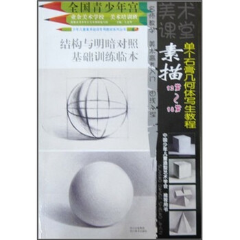 少年儿童美术培训专用教材系列丛书：素描单个石膏几何何写生教程（12岁-18岁）