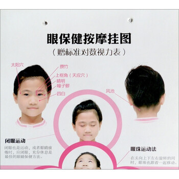 眼保健按摩挂图（附标准对数视力表）