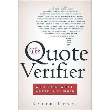 The Quote Verifier: Who Said What, Where, an...