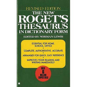 The New Roget's Thesaurus in Dictionary Form