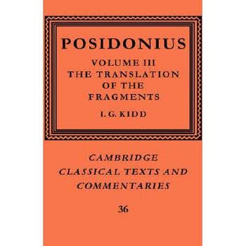 Posidonius: Volume 3, The Translation of the...