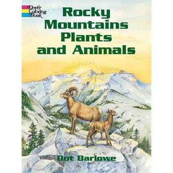 Rocky Mountain Plants and Animals Coloring Book