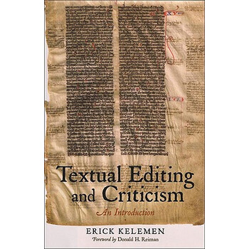 【】Textual Editing and Criticism: A
