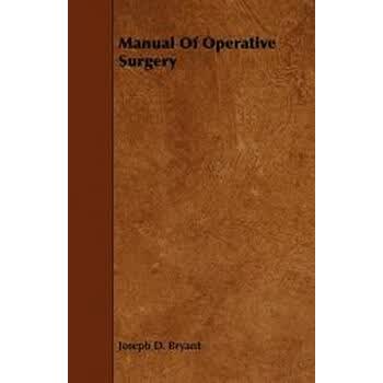 【】Manual of Operative Surgery