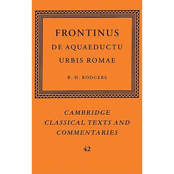 【】Frontinus: de Aquaeductu Urbis