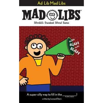【】Ad Lib Mad Libs