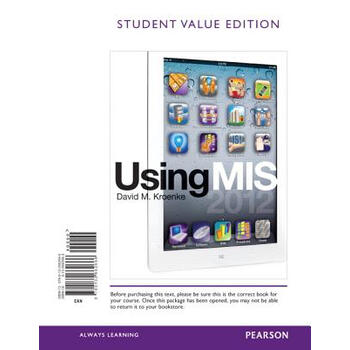 【】Using MIS, Student Value Edition