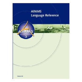 【】Aimms 3.8 - Language Reference