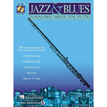 【】Jazz & Blues: For Flute [With]