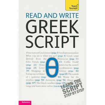 【】Read and Write Greek Script