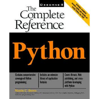 【】Python: The Complete Reference