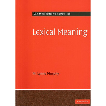 【】Lexical Meaning