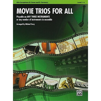 【】Movie Trios for All: Alto Saxophone (Eb