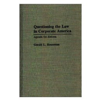 【】Questioning the Law in Corporat