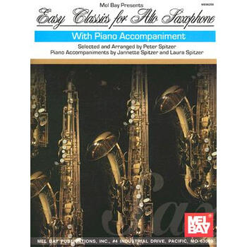 【】Easy Classics for Alto Saxophone: With