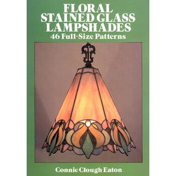 【】Floral Stained Glass Lampshades