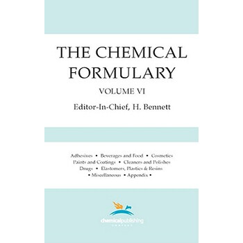 【】The Chemical Formulary, Volume 6