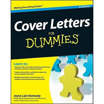 【】Cover Letters For Dummies, 3R