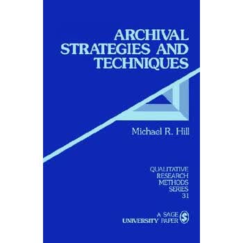 【】Archival Strategies and