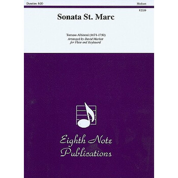 【】Sonata St. Marc Flute/Keyboard