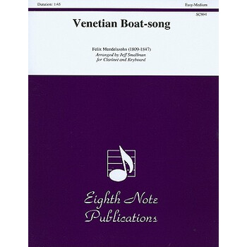 【】Venetian Boat-Song