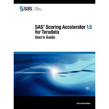 【】SAS Scoring Accelerator 1.5 fo