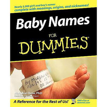 Baby Names For Dummies [Wiley自助类]