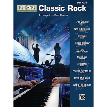 【】10 for 10 Sheet Music Classic Rock: Easy
