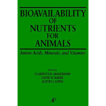 【】Bioavailability of Nutrients for