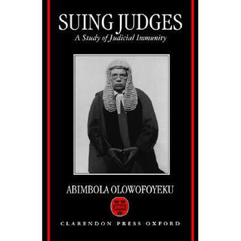 Suing Judges: A Study of Judicial Immunity
