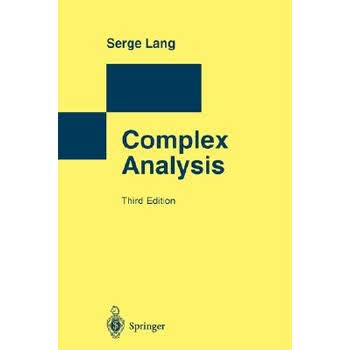 【】Complex Analysis