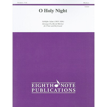 【】O Holy Night: Flute and Keyboard