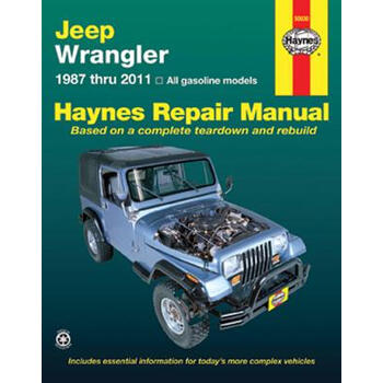 【】Haynes Jeep Wrangler 1987 Thru