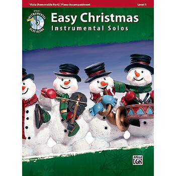 【】Easy Christmas Instrumental Solos, Viola