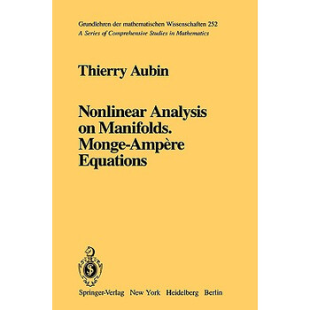 【】Nonlinear Analysis on Manifolds,