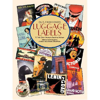 【】Old-Fashioned Luggage Labels