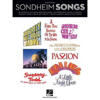 【】Sondheim Songs, Easy Piano
