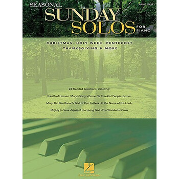 【】Seasonal Sunday Solos for Piano: