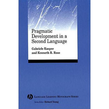 Pragmatic Development In A Second Language [...