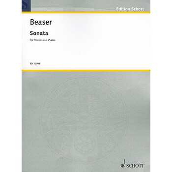 【】Beaser Sonata for Violin and