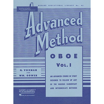 【】Rubank Advanced Method - Oboe Vol.