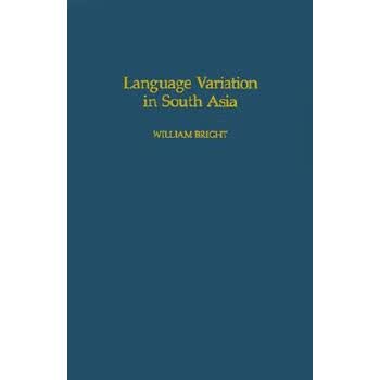 【】Language Variation in South Asia