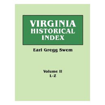 【】Virginia Historical Index. in Tw