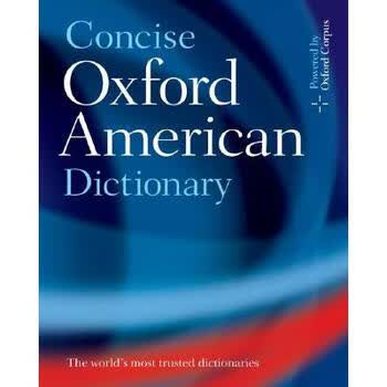 Concise Oxford American Dictionary