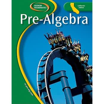 【】Pre-Algebra, California Ediiton