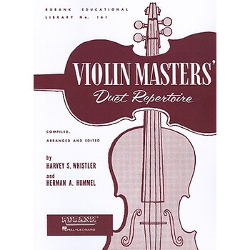 【】Violin Masters' Duet Repertoire