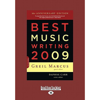 【】Best Music Writing 2009